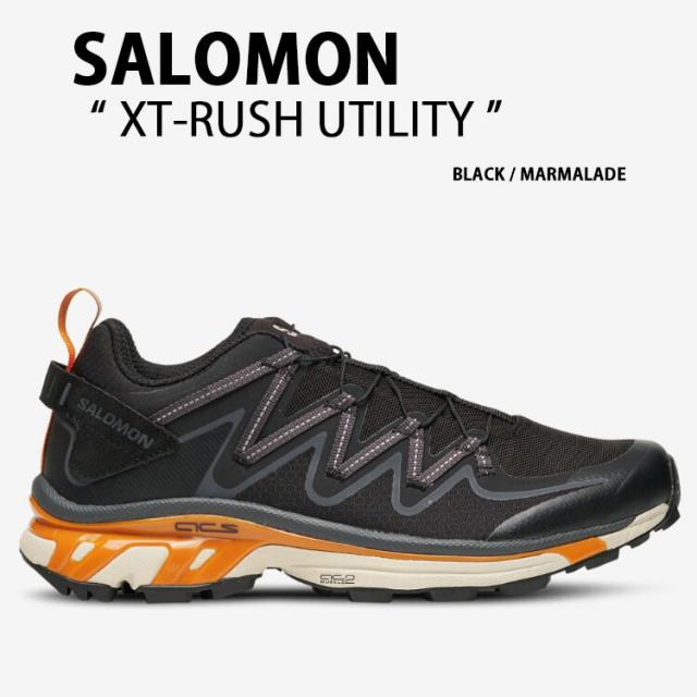SALOMON サロモン スニーカー XT-Rush Utility BLACK EBONY MARMLADE