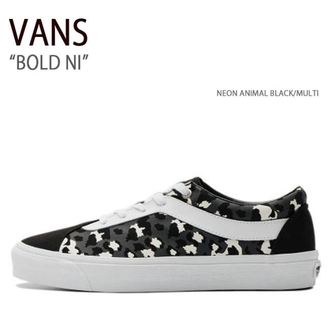 VANS バンズ スニーカー BOLD NI NEON ANIMAL BLACK MULTI VN0A5DYABML ボールドニー