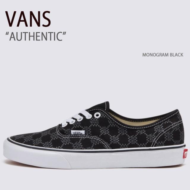 VANS バンズ スニーカー AUTHENTIC MONOGRAM BLACK VN0A5KS9BLA オーセンティック メンズ レディース
