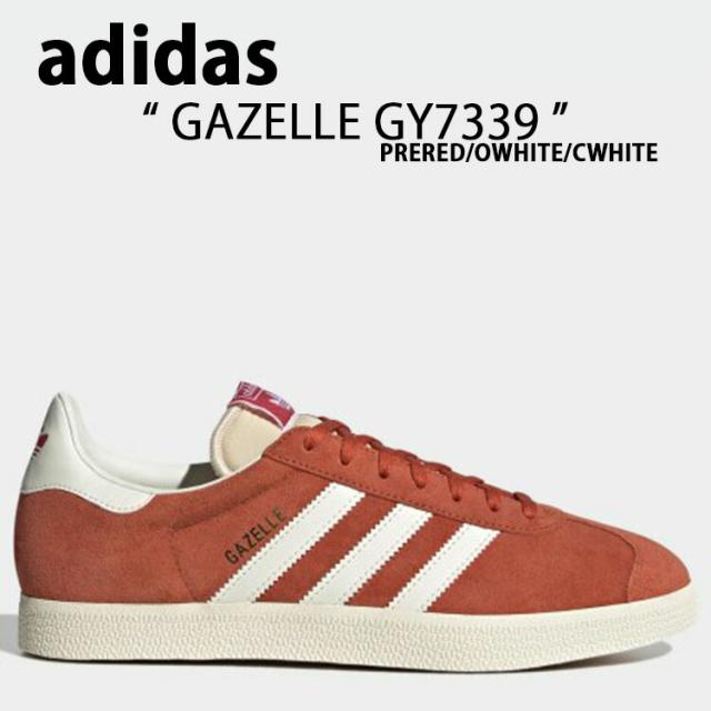adidas Originals アディダス オリジナルス スニーカー GAZELLE GY7339 ガゼル ORANGE RED WHITE