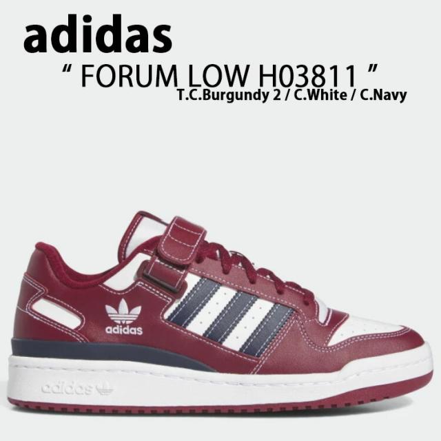 adidas Originals アディダス オリジナルス スニーカー FORUM LOW H03811 フォーラム ロー Burgundy White Navy