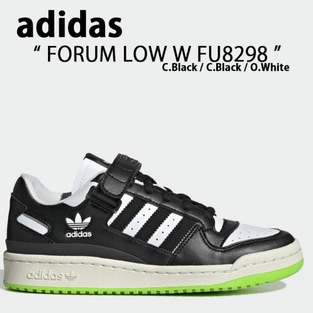 adidas Originals アディダス オリジナルス スニーカー FORUM LOW W HQ4425 フォーラム ロー Black  White ブラック ホワイト レディース 女性用