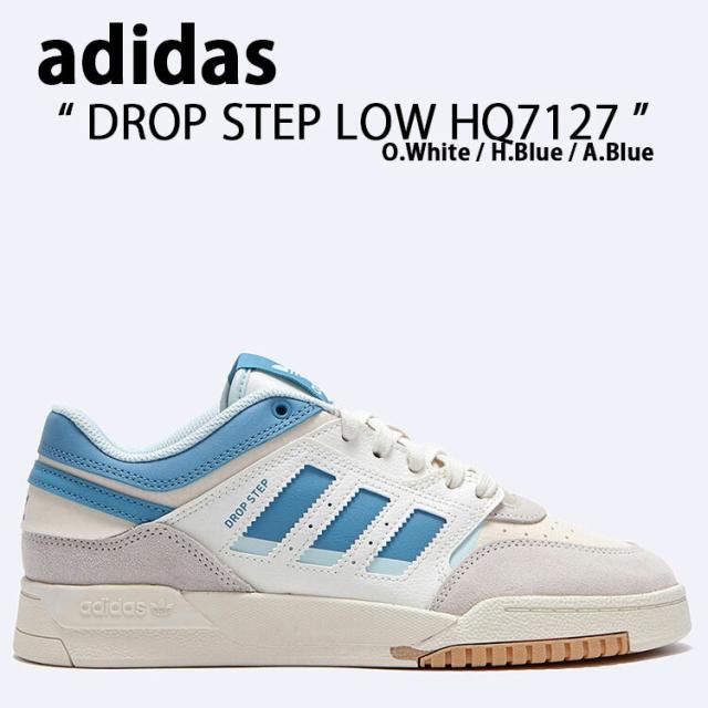 adidas Originals アディダス オリジナルス スニーカー DROP STEP LOW HQ7127 ドロップ ステップ ロー Off White Blue