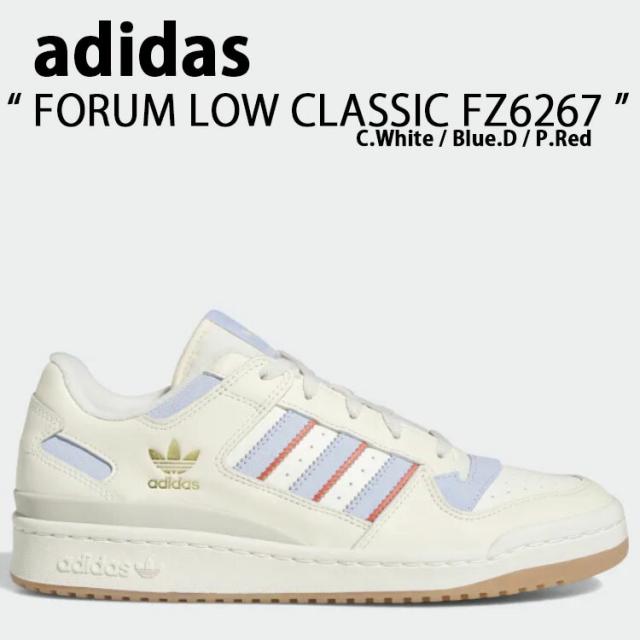 adidas Originals アディダス オリジナルス スニーカー FORUM LOW CLASSIC FZ6267 フォーラム ロー クラシック Cream White Blue Red