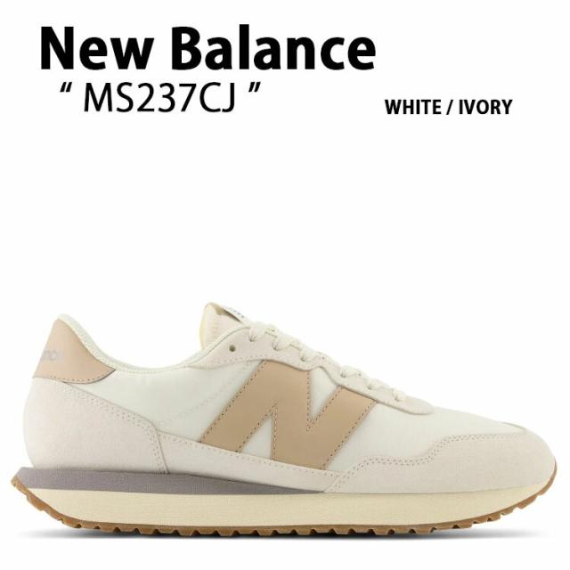 New Balance ニューバランス スニーカー 237 MS237CJ WHITE IVORY ホワイト アイボリー