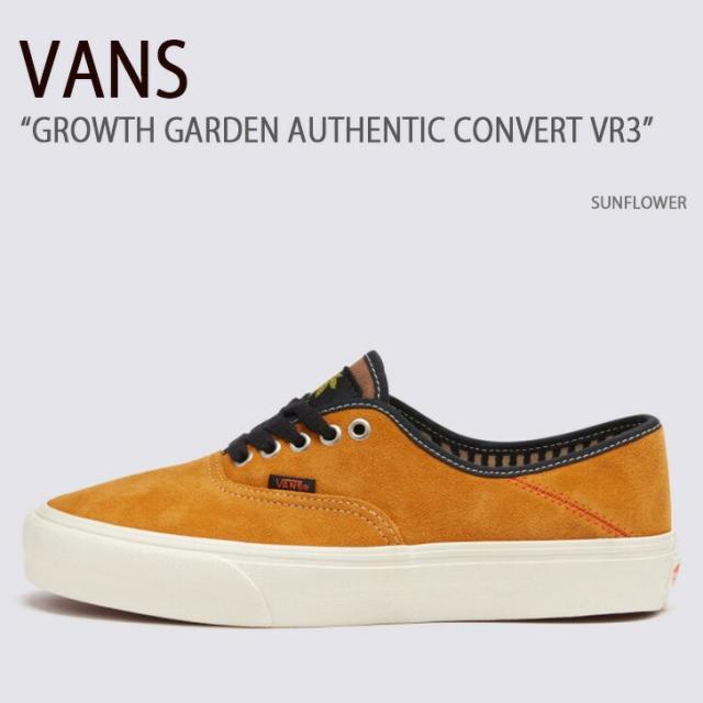 VANS バンズ スニーカー GROWTH GARDEN AUTHENTIC CONVERT VR3 SUNFLOWER VN0009PWHF0 グロウガーデンオーセンティック