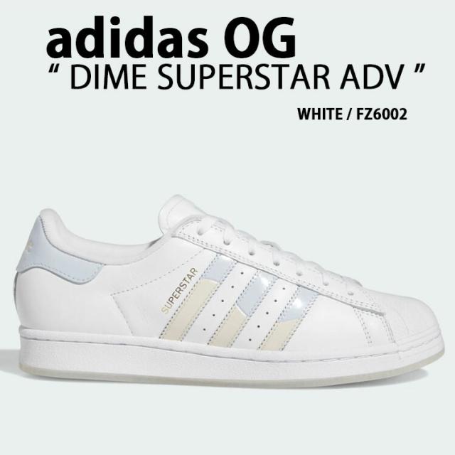 adidas originals アディダス スニーカー DIME SUPERSTAR ADV WHITE FZ6002 スーパースター WHITE BLUE
