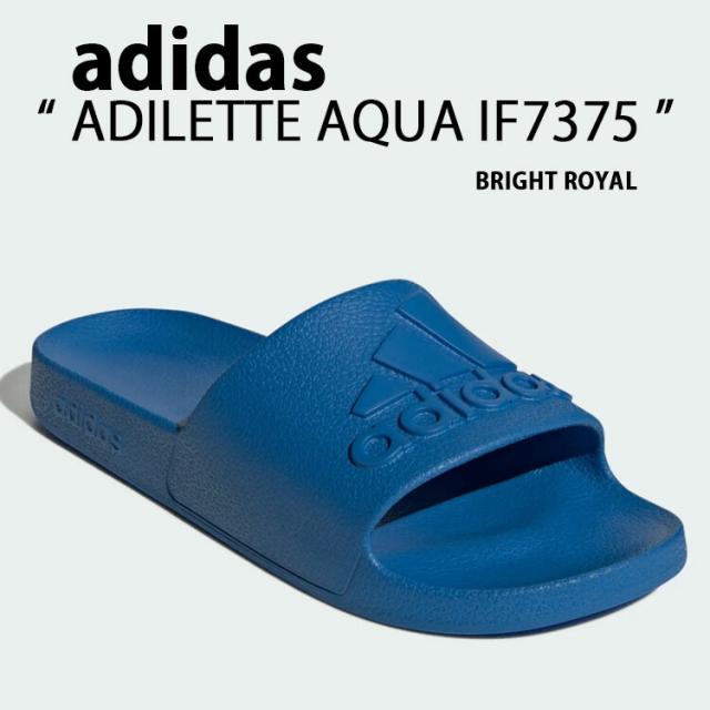 adidas アディダス サンダル ADILETTE AQUA BRIGHT  IF7375 アディレッタ スライドサンダル シャワーサンダル 一体型 BLUE ブルー