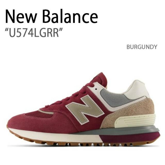 New Balance ニューバランス スニーカー U574LGRR BURGUNDY NBP7DS120C バーガンディー シューズ レザー 本革