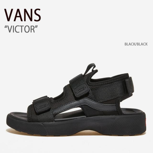 VANS バンズ サンダル VICTOR BLACK V5186 ビクター ブラック メンズ レディース 男性用 女性用