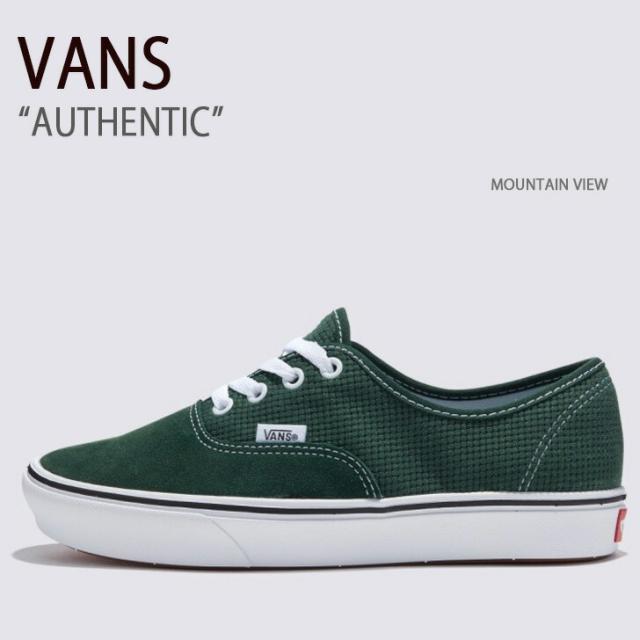 VANS バンズ スニーカー AUTHENTIC MOUNTAIN VIEW VN0A4BVVBD6 グリーン メンズ レディース 男性用 女性用