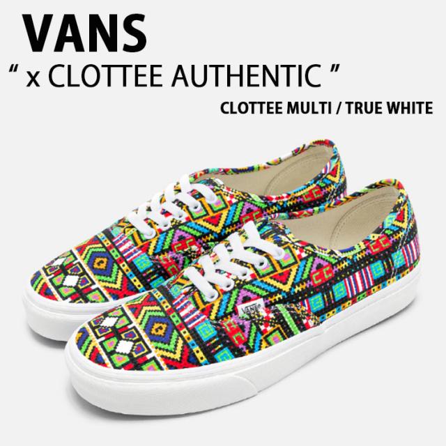 VANS バンズ スニーカー CLOTTEE AUTHENTIC VN000EE36GL クロッティー オーセンティック マルチカラー ホワイト メンズ レディース 男性用 女性用