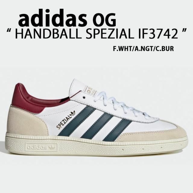 adidas Originals アディダス オリジナルス スニーカー HANDBALL SPEZIAL IF3742 WHITE NIGHT BURGUNDY ハンドボール スペツィアル シューズ