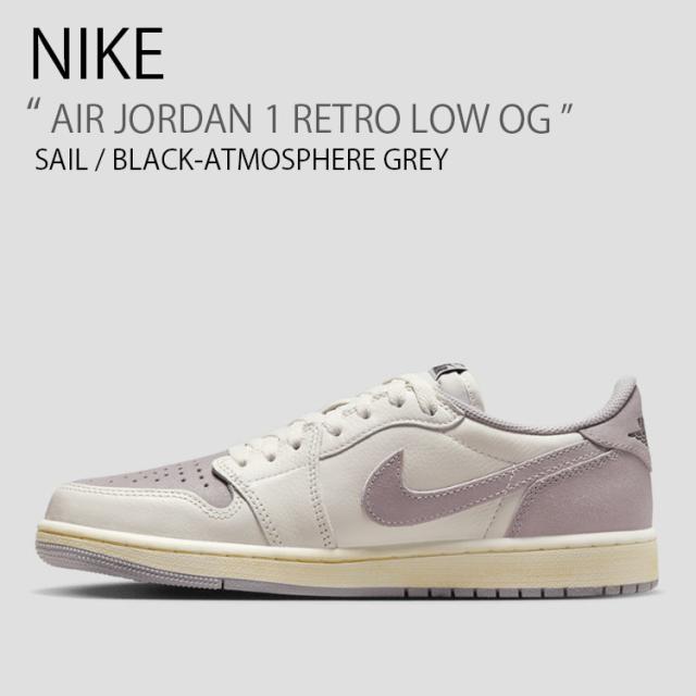 NIKE ナイキ スニーカー AIR JORDAN 1 RETRO LOW OG エアジョーダン レトロ ロー CZ0790-101 ホワイト グレー ローカット メンズ 男性用