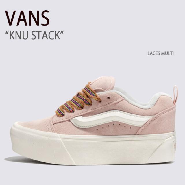 VANS バンズ スニーカー KNU STACK LACES MULTI VN000CRSBMC ニュースタック レースマルチ レディース