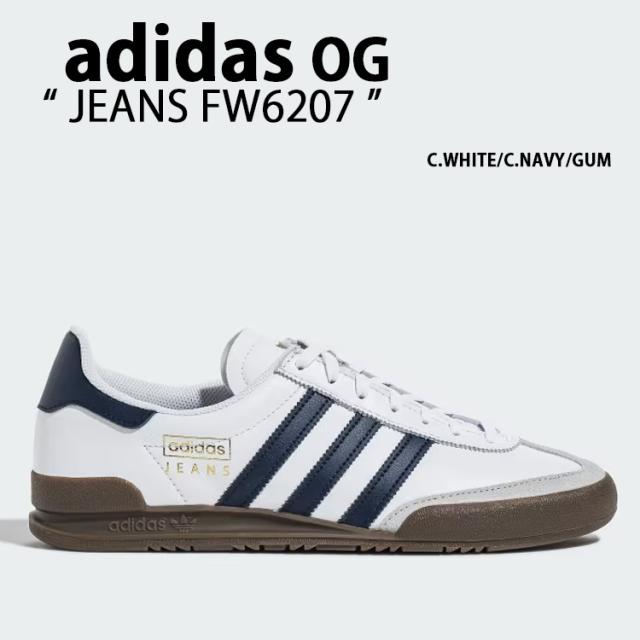 adidas Originals アディダス オリジナルス スニーカー JEANS FW6207 CLOUD WHITE COLLEGIATE NAVY GUM ジーンズ