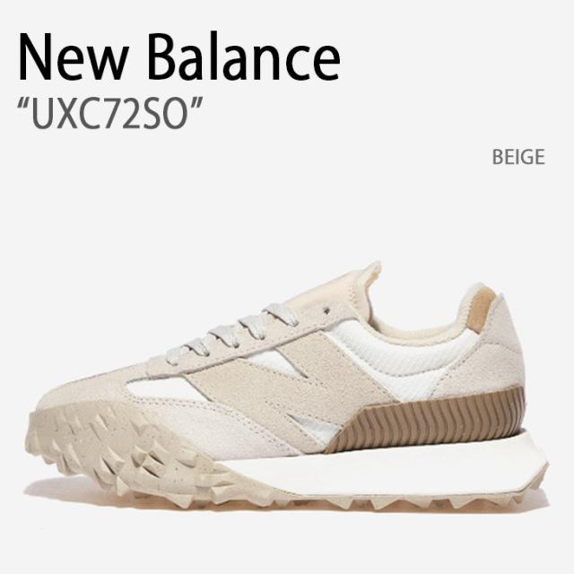 New Balance ニューバランス スニーカー UXC72SO BEIGE ベージュ シューズ レザー 本革 メンズ レディース