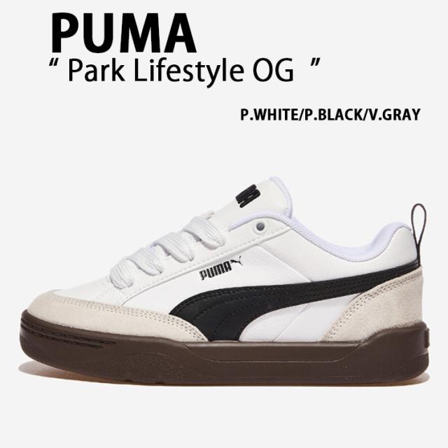 PUMA プーマ スニーカーPark Lifestyle OG PUMA WHITE PUMA BLACK VAPOR GRAY PKI39726201