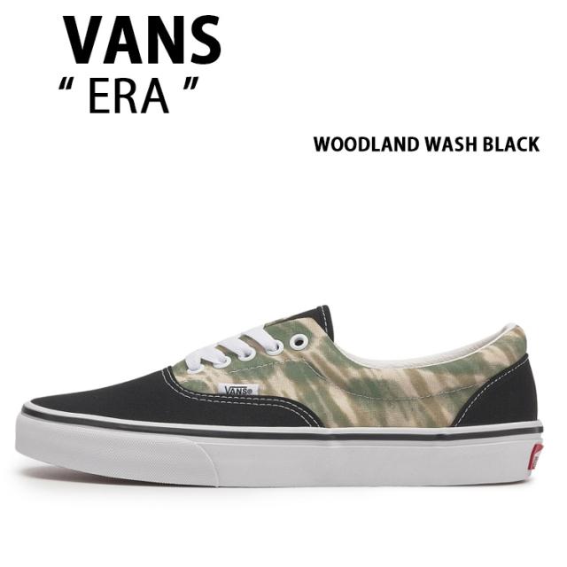 VANS バンズ スニーカー ERA WOODLAND WASH BLACK VN000CQ6CJK エラ ウッドランド ウォッシュ ブラック