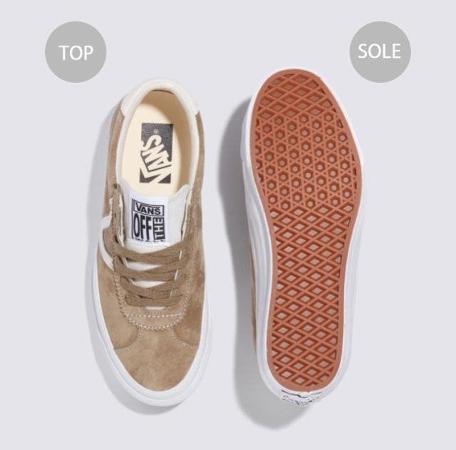 VANS バンズ スニーカー VANS SPORT 73LX PIG SUEDE OLIVE VN000CQBOLV