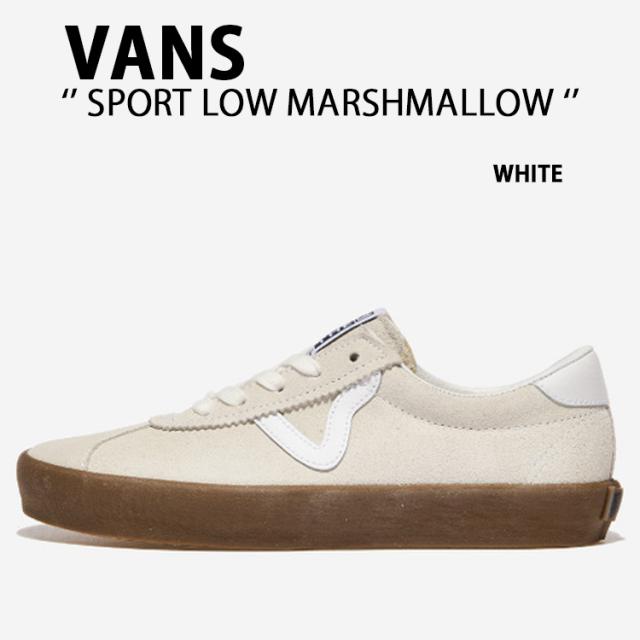 VANS バンズ スニーカーSPORT LOW MARSHMALLOW WHITE LIGHT BEIGE VN000CTDQJM スポーツ ロウ マシュマロ ホワイト
