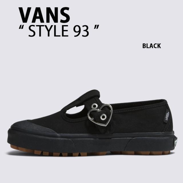 VANS バンズ スニーカー STYLE 93 BLACK スタイル93 ブラック ヴァンズ シューズ レディース VN0A3XTJBKA