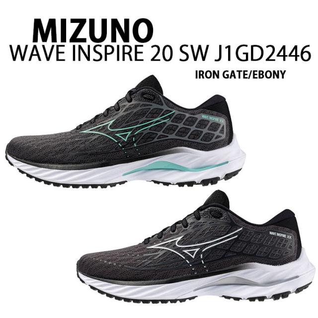 Mizuno ミズノ レディース スニーカー WAVE INSPIRE 20 SW J1GD2446 ウエーブインスパイア BLACK J1GD244622 J1GD244672
