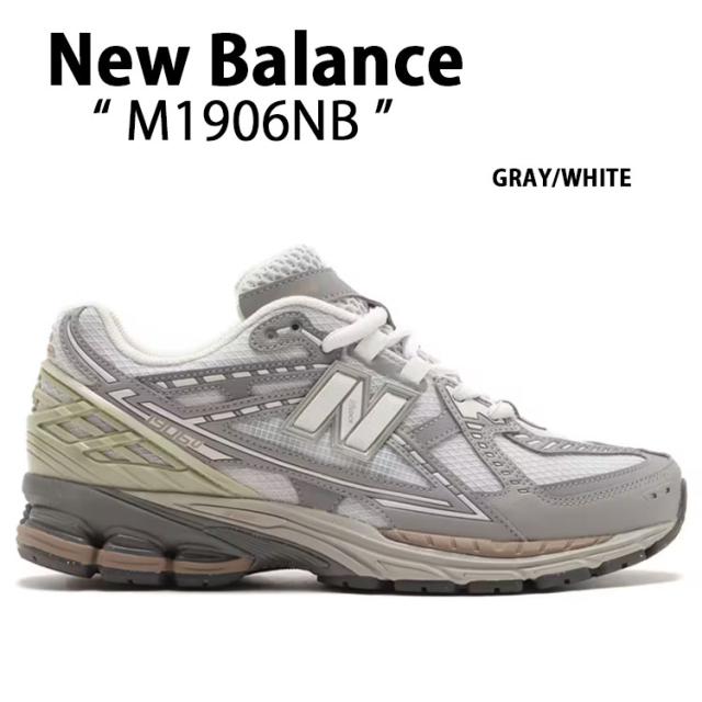 New Balance ニューバランス スニーカー M1906NB GRAY WHITE シューズ メッシュ ランニングシューズ グレー ホワイト