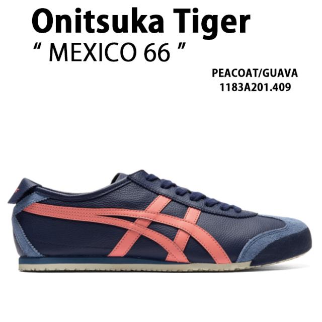 Onitsuka Tiger オニツカタイガー スニーカーMEXICO 66 PEACOAT GUAVA メンズ レディース 男性用 女性用 1183A201.409
