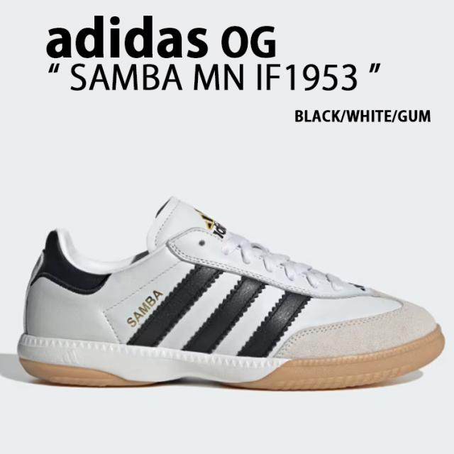adidas originals アディダス スニーカー SAMBA MN IF1953 サンバミレニアム  WHITE BLACK GUM シューズ