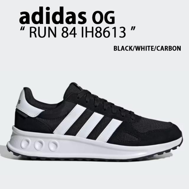 adidas originals アディダス スニーカーRUN 84 IH8613 BLACK WHITE CARBON シューズ