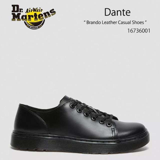 Dr.Martens ドクターマーチン スニーカー Dante Brando Leather Casual Shoes Black 16736001 シューズ  ダンテ レザー