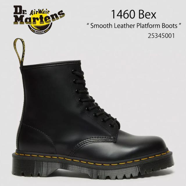 Dr.Martens ドクターマーチン 1460 Bex Smooth Leather Platform Boots 25345001 Black Smooth Leather