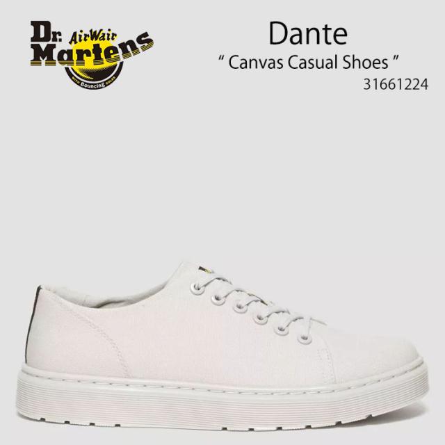 Dr.Martens ドクターマーチン スニーカー Dante CANVAS SHOES WHITE 31661224 10Oz Canvas シューズ  ダンテ キャンパス ホワイト