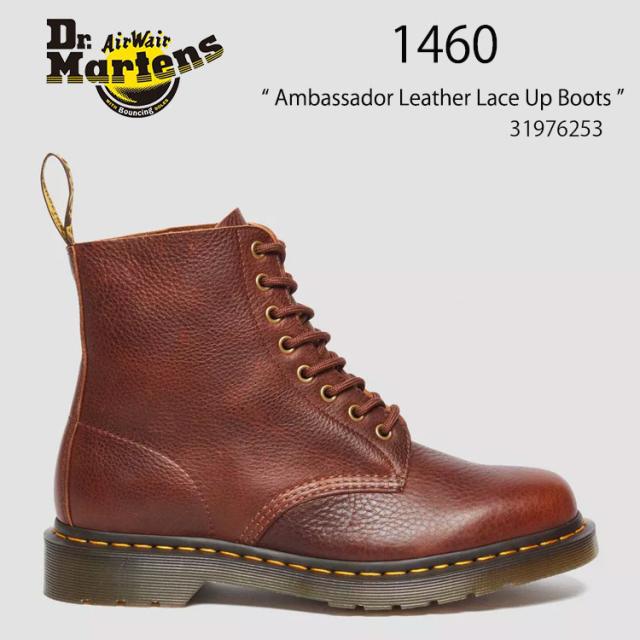 Dr.Martens ドクターマーチン 1460 Ambassador Leather Lace Up Boots 31976253 Cashew Ambassador