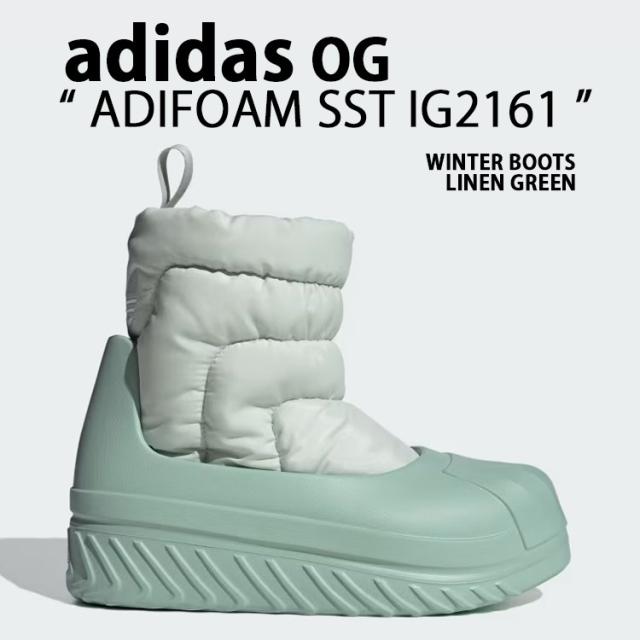 adidas アディダス ブーツ ADIFOM SST WINTER BOOT IG2161 シューズ アディフォーム スーパースター ウィンターブーツ グリーン