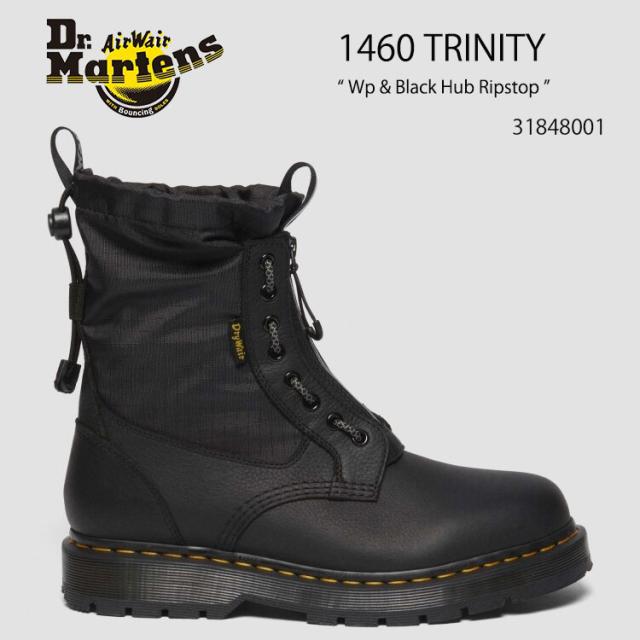 Dr.Martens ドクターマーチン ブーツ  1460 TRINITY Wp & Black Hub Ripstop 31848001 Black ブラック 防寒 防風ブーツ