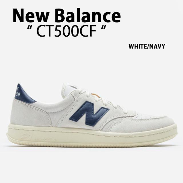 New Balance ニューバランス スニーカー CT500 CT500CF WHITE NAVY シューズ ホワイト ネイビー スウェード ヌバック メンズ レディース