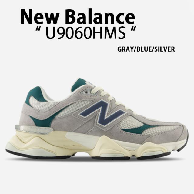 New Balance ニューバランス スニーカー U9060HMS GRAY BLUE SILVER 90/60 シューズ  メッシュ スウェード NewBlanceU9060  メンズ