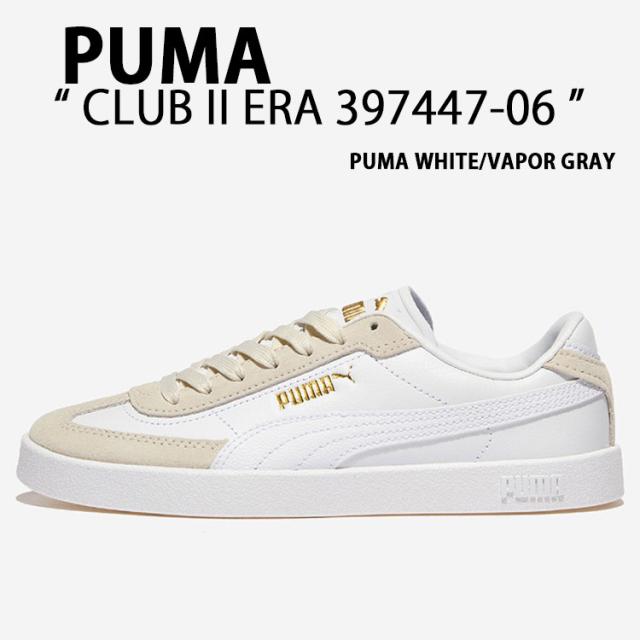 PUMA プーマ スニーカー CLUB II ERA 397447-06 シューズ WHITE GRAY クラブ2 エラ ホワイト グレー メンズ レディース