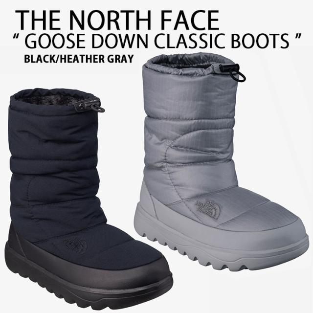 THE NORTH FACE ノースフェイス ブーツ ダウンブーツ  DOWN CLASSIC BOOTS ミディ ハーフブーツ BLACK GRAY ブーツ NS99Q74J/K