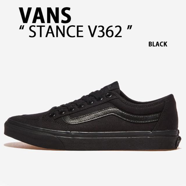VANS バンズ スニーカー STANCE V362 スタンス  シューズ BLACK ブラック メンズ レディース