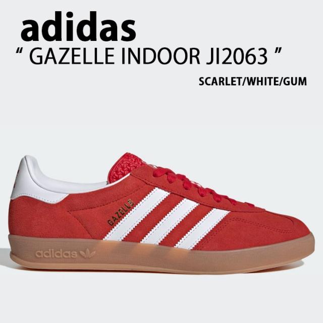 adidas originals アディダス スニーカー GAZELLE INDOOR JI2063 SCARLET GUM ガゼル インドア シューズ スカーレット ガム