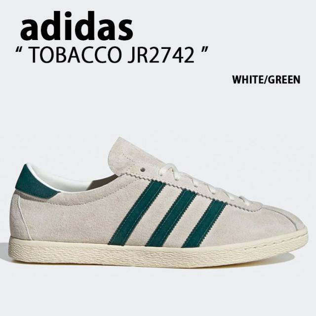 adidas originals アディダス スニーカー TOBACCO JR2742 WHITE GREEN タバコ シューズ ホワイト グリーン メンズ レディース