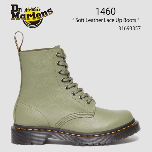 Dr.Martens ドクターマーチン ブーツ 1460 Soft Leather Lace Up Boots 31693357 Muted Olive Virginia レディース 女性用