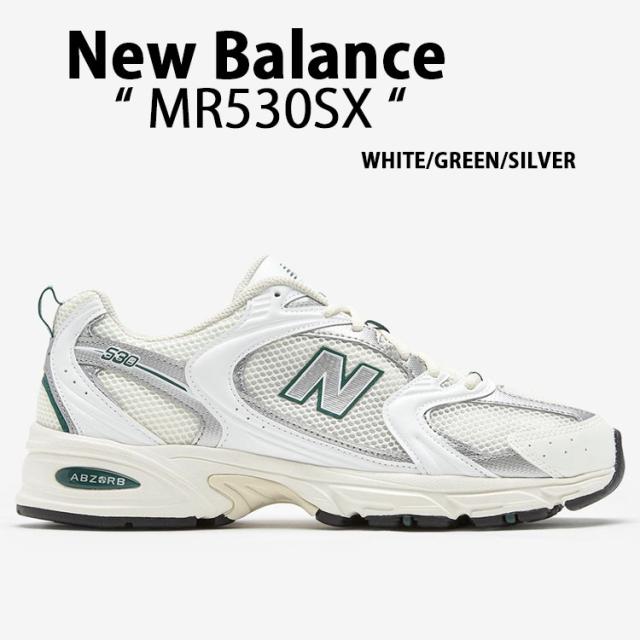 New Balance ニューバランス スニーカー MR530SX NEWBALANCE MR530 WHITE GREEN SILVER シューズ ホワイト グリーン シルバー