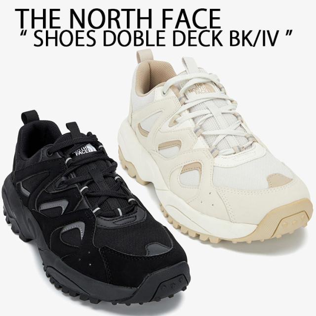 THE NORTH FACE ノースフェイス スニーカー DOBLE DECK シューズ アウトドアシューズ ハイキング IVORY BLACK ダブルデッキ NS95P10A/C
