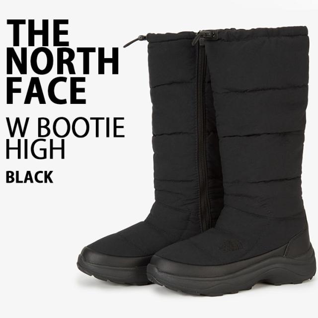 THE NORTH FACE ノースフェイス ロングブーツ W BOOTIE HIGH ブーツ ハイブーツ ダウンブーツ BLACK ひざ下丈 ロング ハイブーツ NS99Q51