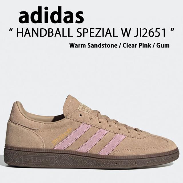 adidas originals アディダス スニーカー Handball Spezial Warm Sandstone / Clear Pink / Gum JI2651 シューズ ハンドボール スペツィアル ウォームサンドストーム クリアピンク ガム レディース