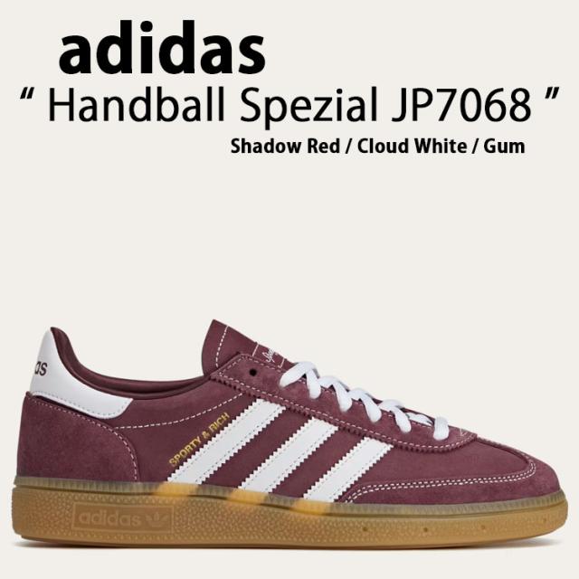 adidas originals アディダス スニーカー Handball Spezial adidas x Sporty & Rich Originals Shoes JP7068 Shadow Red / Cloud White / Gum シューズ ハンドボール スペツィアル
